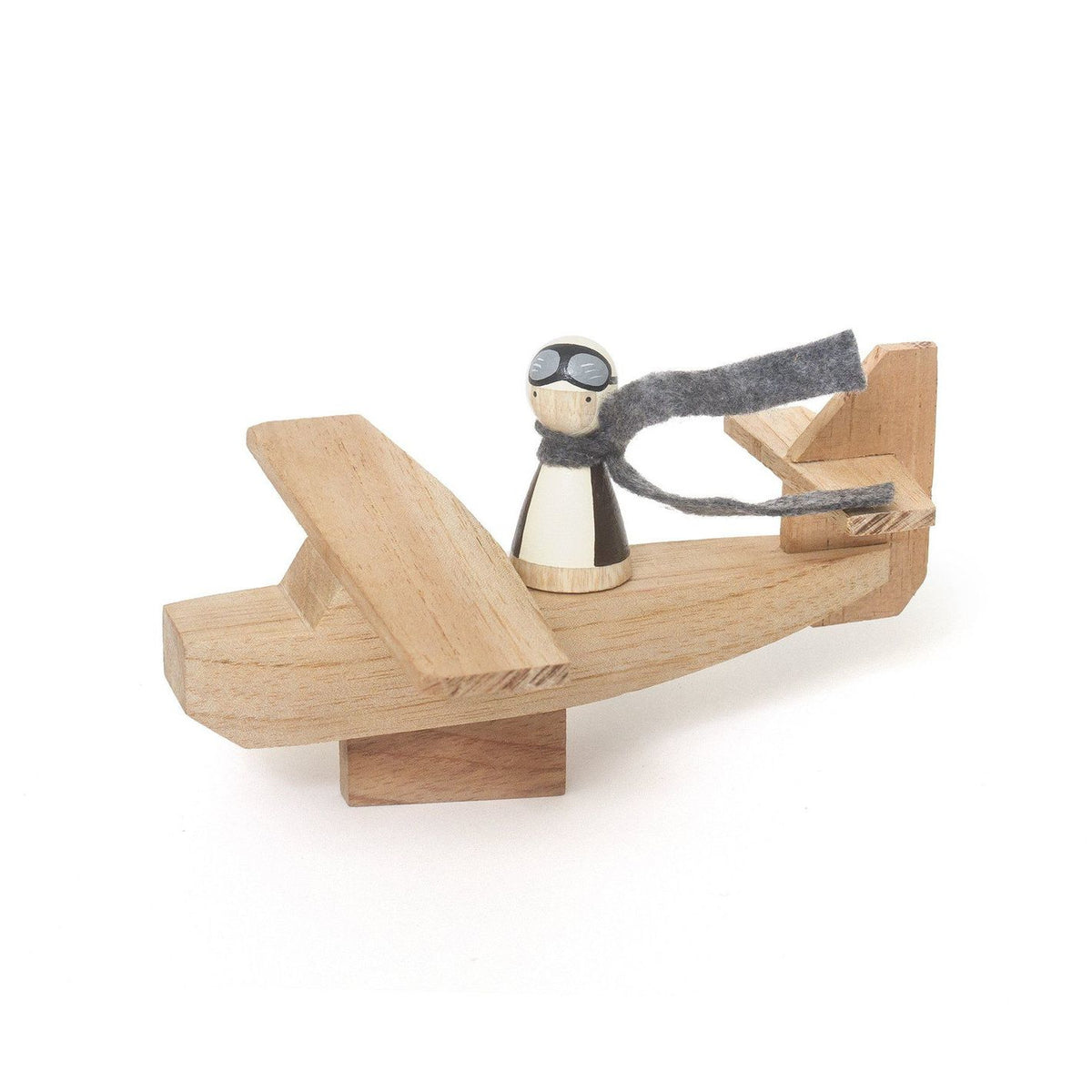 Wooden Airplane & Pilot – Yolk | free range design